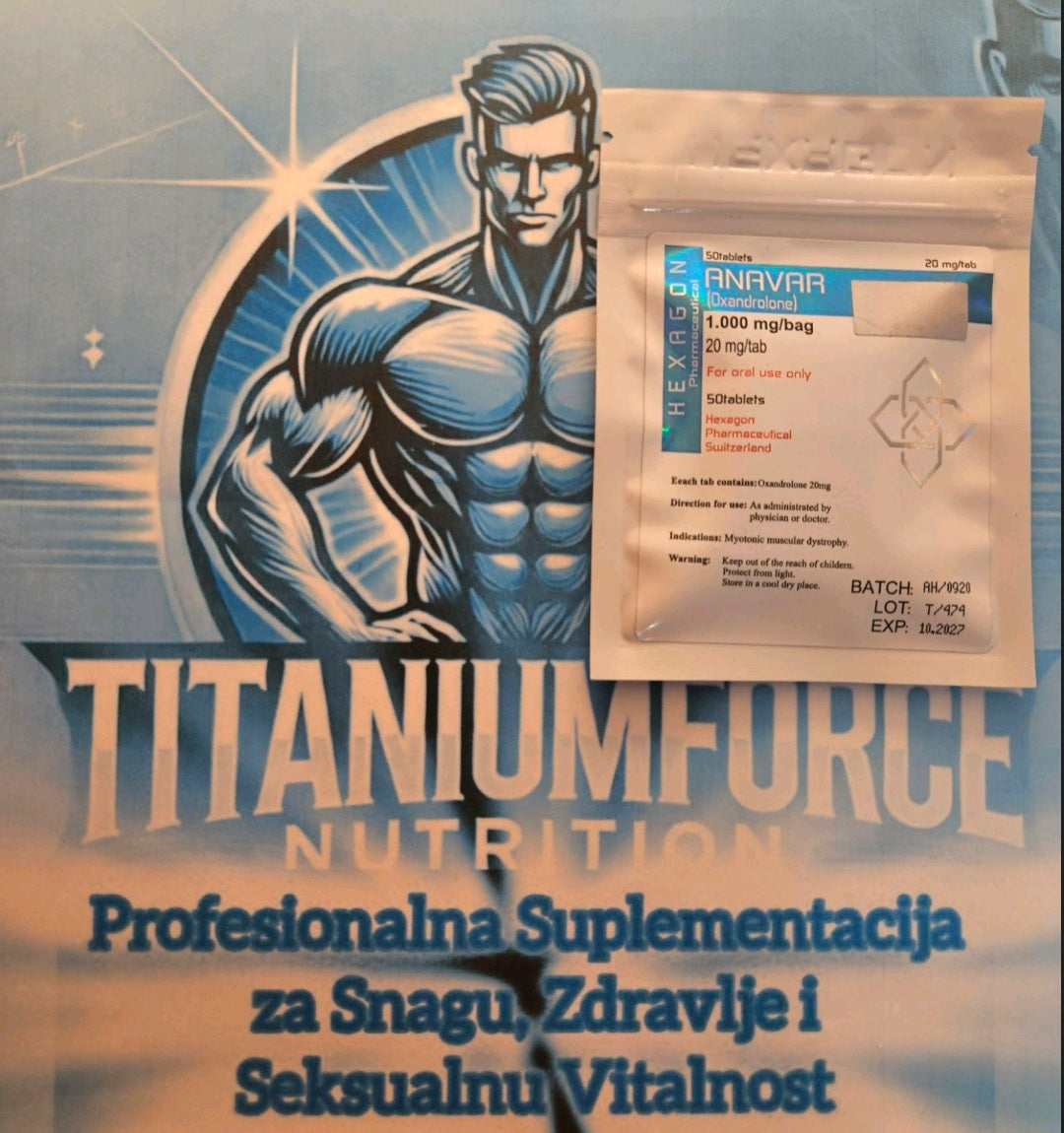 ANAVAR 20mg (50tab) – Muscle Shop BIH